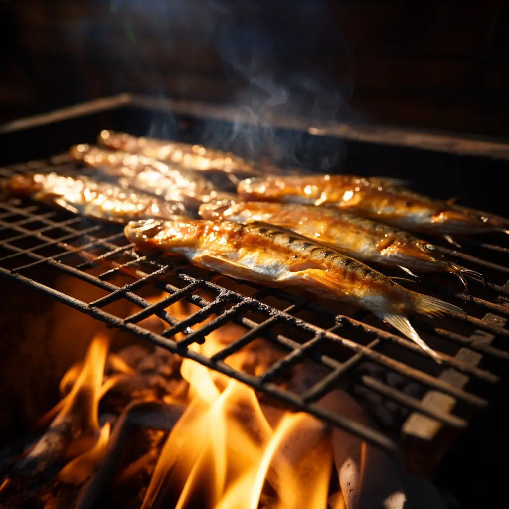 Ayu Sweetfish Fish in Traditional Cuisine of Japan